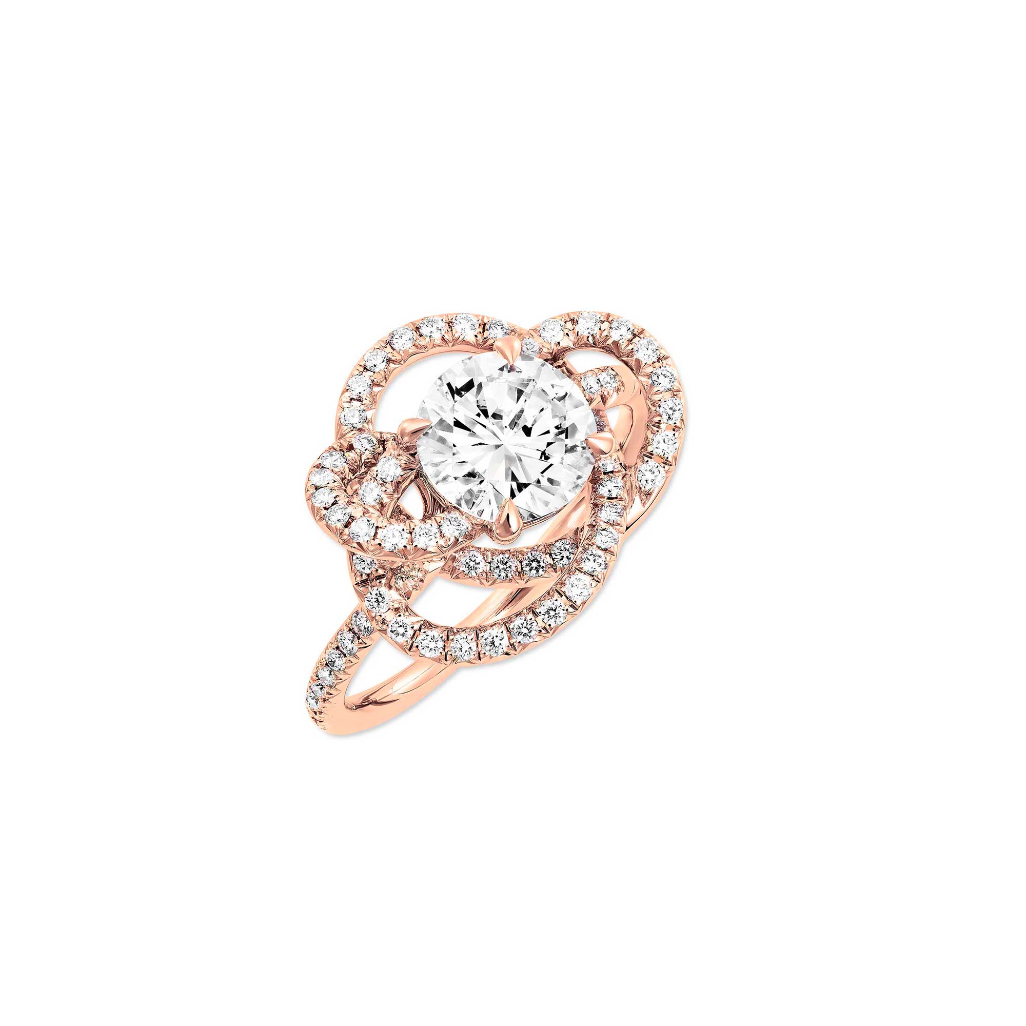 PENSE A MOI DIAMOND ROSE GOLD SOLITAIRE - Bäumer Vendôme